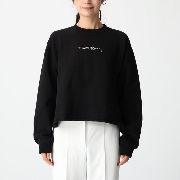 ステラマッカートニー スウェット 子供服 ブラック レディース STELLA McCARTNEY TX4C50 Z0453 961 SWEATSHIRT NERO LAVATO キッズ ガールズ STELLA McCARTNEY TX4C5...