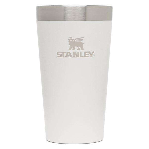 スタンレー STANLEY タンブラー スタッキングパイント 12オンス 0.35L 国内正規品 ホワイト メンズ レディース ユニセックス 13022 035 THESTACKING PINT 12oz 真空ステンレス グラス 保冷保温 ...