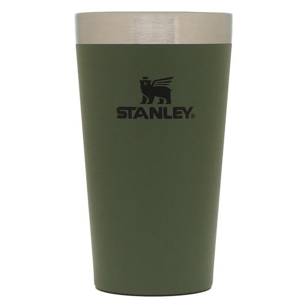 スタンレーSTANLEY タンブラー スタッキングパイント 12オンス 0.35L 国内正規品 カーキグリーン メンズ レディース ユニセックス 13022 038 THESTACKING PINT 12oz 真空ステンレス グラス 保冷保...