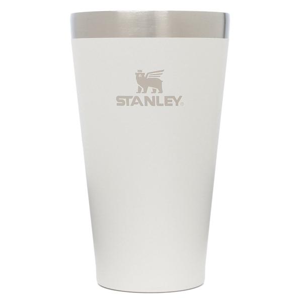 スタンレー STANLEY タンブラー スタッキングパイント 16オンス 0.47L 国内正規品 ホワイト メンズ レディース ユニセックス 13026 027 THESTACKING PINT 16oz 真空ステンレス グラス 保冷保温 ...