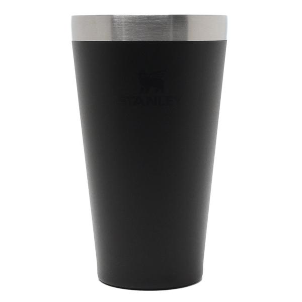 スタンレー STANLEY タンブラー スタッキングパイント 16オンス 0.47L 国内正規品 ブラック メンズ レディース ユニセックス 13026 028 THESTACKING PINT 16oz 真空ステンレス グラス 保冷保温 ...