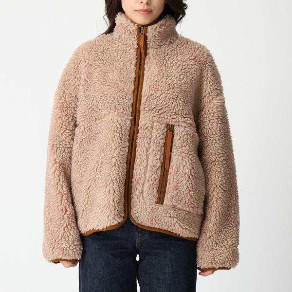 アグ ジャケット UGG マーレーン コンフェッティ スタンドカラー フリース ピンク レディース 1173392 WPPP MARLENE CONFETTI WHITE PEPPER UGG 1173392UGG（アグ）のジャケットが入荷...