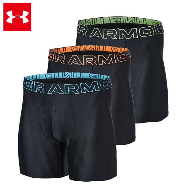 【商品名】UAパフォーマンステック 6インチ アンダーウェア （3枚セット）【品番】1387414【カラー】Black / Black / Black(006)【サイズ】S・M・L・XL・2XL・3XL【素材】ポリエステル90％、ポリウレタ...