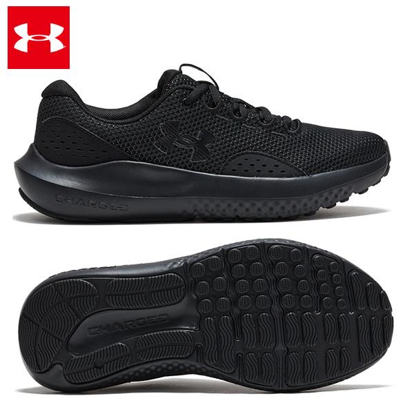 【商品名】アンダーアーマー UAチャージド サージ4 （ランニング/WOMEN）【品番】3027007【カラー】 【0870】Black/Black/Black(002)【サイズ】22.5cm〜26.0cm【原産国】ベトナム【素材】甲材：合...