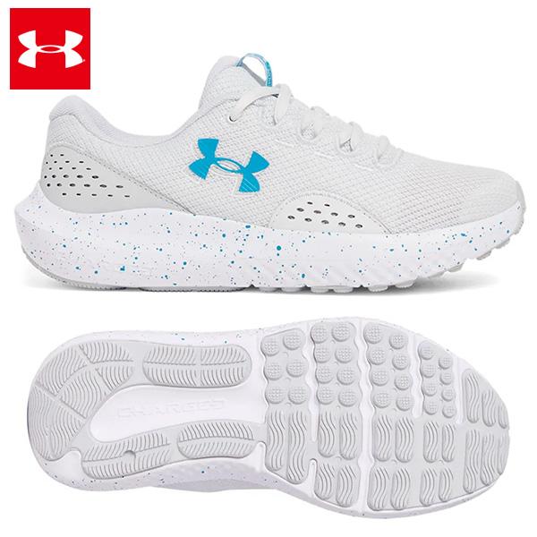 【商品名】アンダーアーマー チャージド サージ4 （ランニング/WOMEN）【品番】3027007【カラー】 【0982】Distant Gray/Halo Gray/Ether Blue(023)【サイズ】22.5cm〜26.0cm【原産...