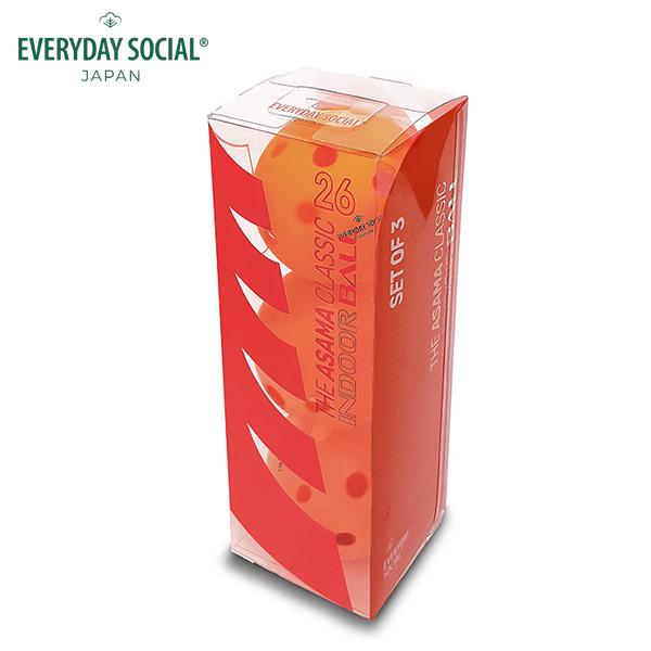 【商品名】 THE ASAMA CLASSIC 屋内用ボール 26穴【カラー】 オレンジ【数量】 3個入り【素材】 PE【サイズ】 73.7-74mm【重量】 25.5g±0.5g【生産国】中国【備考】こちらの商品は他の通販サイトと在庫共有...