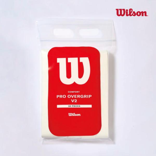 錦織 圭をはじめ、多数のトップ選手も愛用する信頼のMADE IN JAPANオーバーグリップ。【商品名】プロオーバーグリップ V2 【品　番】WR8449901001 【カラー】　ホワイト【サイズ】 厚さ0.5mm×幅30mm×長さ1050...