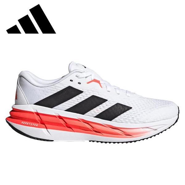 【商品名】 アディダス ADISTAR 3 M 【メーカー品番】 IE8222【カラー】 ホワイト×レッド【サイズ】 24.5cm〜33.5cm【生産国】 ベトナム【素材】 アッパー：合成繊維　　　   アウトソール：ゴム底【仕様】 レギュ...