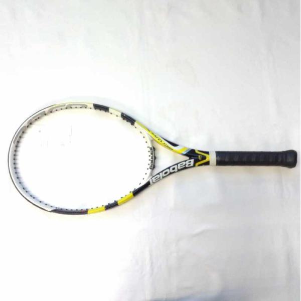 【商品名】 アエロプロチーム【メーカー】 バボラ【フェイスサイズ】 100平方インチ【フレーム長】 27.0インチ【推奨テンション】 55〜62lbs【定価】 34,650円【グリップサイズ】 2【重量（実測値）】 275g【フレックス（実...