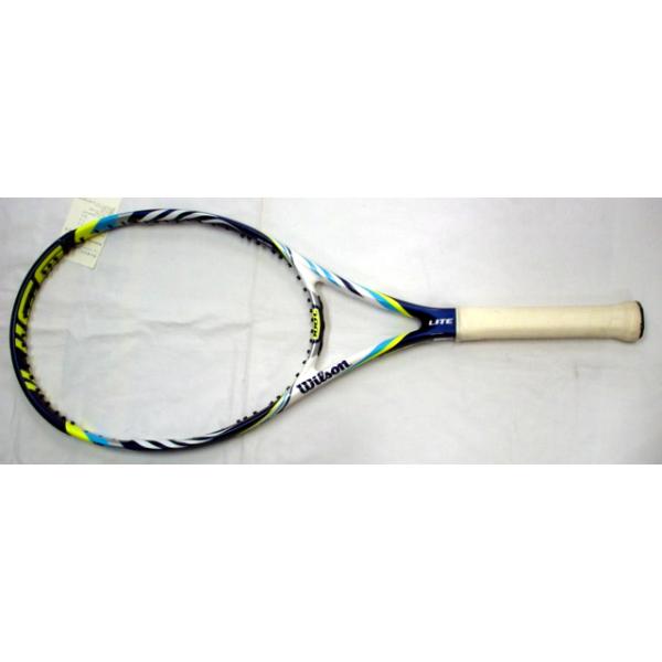 【商品名】 ジュース１００Ｌ【メーカー】 ウィルソン【重量（実測値）】 274g【フレックス（実測値）】 74【程度】 B:少し傷あり【商品No.】 C-10240※重量・フレックスに関しましては実測値となります。フェースサイズ：100sq...