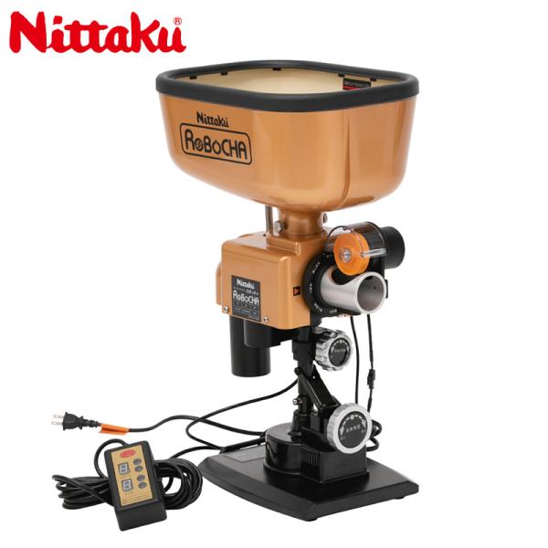 【商品名】ロボッチャ (卓球ロボットマシン)【型番】NT-3017【サイズ】高さ 52cm、幅 24cm、奥行 31cm【重さ】4.6kg【分類】 硬式40ミリ用【梱包サイズ】高さ40cm、幅81.5cm、奥行39cm【梱包重量】10.2k...