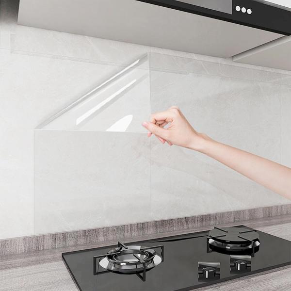 素材：PVCサイズ：45*100cm*1厚み：0.15ｍｍカラー：透明【優しい素材】高品質のPVC素材で作られており、防水性/防油性/防汚性/耐熱性に優れています。油汚れや日常的な汚れは、濡れたタオルで簡単に拭き取ることができます。爪とぎ・...