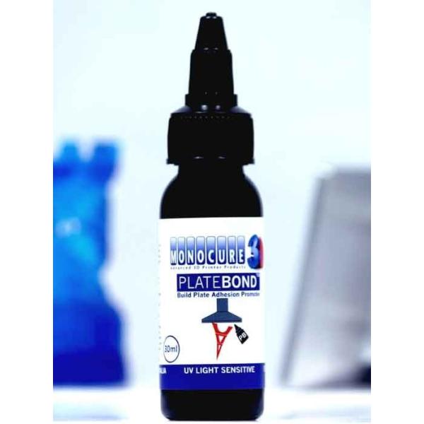 PLATE BOND&amp;#8482;はUV硬化型ビルドプレート接着促進剤です。3Dプリントされた樹脂部品がビルドプレートに接着するのを助けるように設計されています。■ 30ml