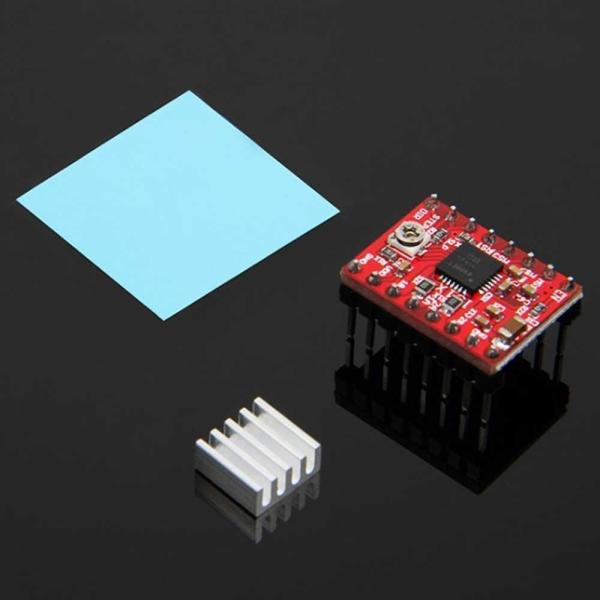 この製品は、過電流保護付きアレグロのA4988 DMOSマイクロステップドライバのためのブレークアウトボードです。 この製品を使用する前に、A4988のデータシートをよくお読みください。このステッピングモータドライバを使用すると、最大35 ...