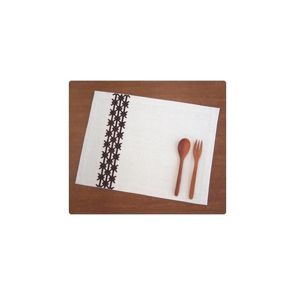 オリムパス　こぎんキット　ランチョンマット（ベージュ）　こぎん14