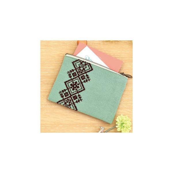 オリムパス　こぎんキット　カードケース（ソフトグリーン）　こぎん54