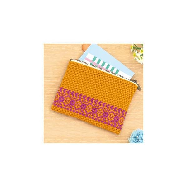 オリムパス　こぎんキット　カードケース（マスタード）　こぎん55