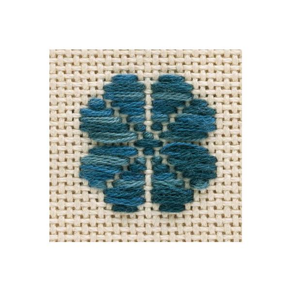 オリムパス　段染めのこぎん糸　31青系