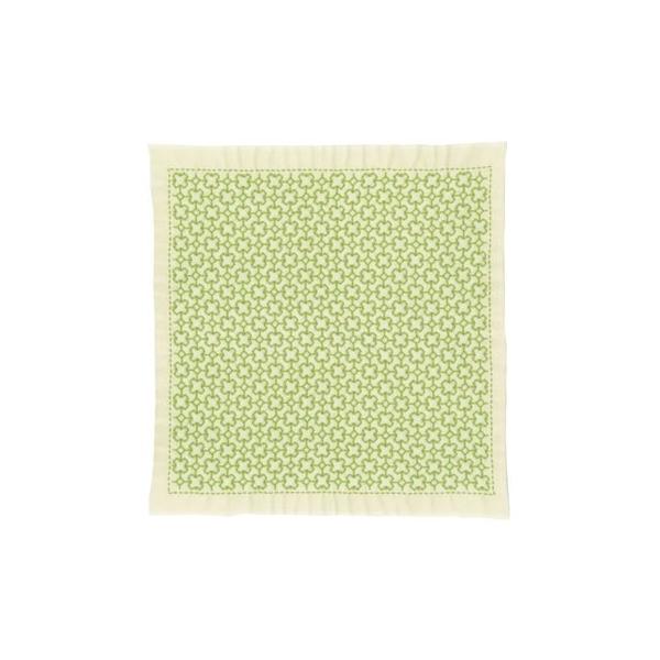 オリムパス　刺し子花ふきんキット　クロスつなぎ（生成）　SK-363