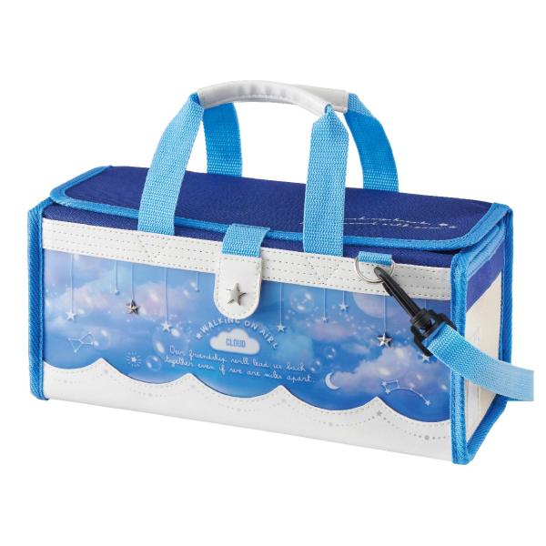 小学生用の絵の具を入れるバッグと水彩絵の具、筆、パレットなどを一式にした絵の具セットです。小学校の授業で使えます。製品名：【絵の具セット　クラウド】小学生女の子用メーカー ：ヒシエス誠文社外寸法：幅295mm × 奥行125mm × 高さ1...