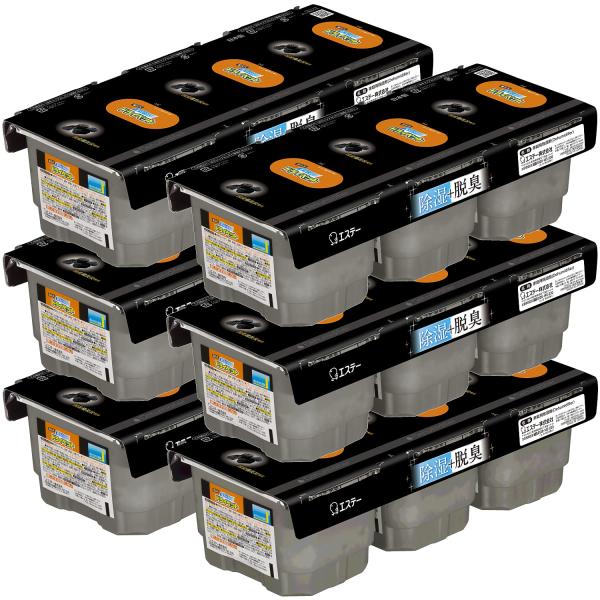 ※多くのお客様に可能な限り最短で配送するためにも、置き配での配送にご理解・ご了承願います。【商品名】　ドライペット [] 備長炭ドライペット 除湿剤 タンクタイプ どこでも用 3個入×6個パック オリジナルデザイン 除湿 脱臭 湿気取り 【...