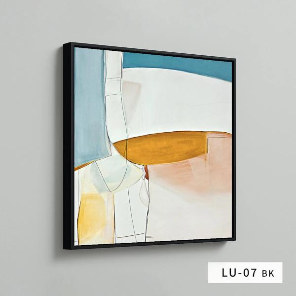 【サイズ】 W320×H320×D28mm 約500g【素材】　ナチュラルウッド・キャンバス・ティースハンガー空間に余白と洗練を。北欧スタイルの抽象アートミニマルで落ち着いた色合いが魅力の、北欧テイストのデザインアート「LUMIRA（ルミラ...