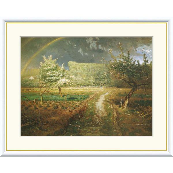 サイズ：52x42cm素材：・樹脂製・金装飾付・新絹本 （制作元オリジナル絵画用絹紙）・マット・ひも保証：10年間品質保証書付きアートフォト・水彩画・リーフパネル・風景画などの絵画・アートフレーム、フォトフレームなどをインテリアとしてお部屋...