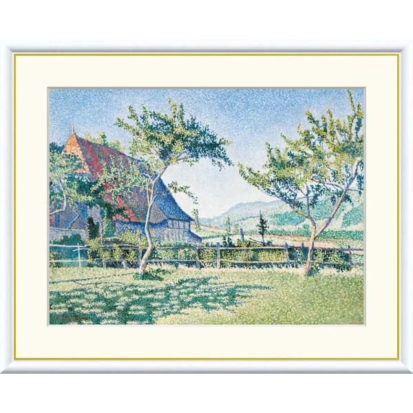 サイズ：52x42cm素材：・樹脂製・金装飾付・新絹本 （制作元オリジナル絵画用絹紙）・マット・ひも保証：10年間品質保証書付きアートフォト・水彩画・リーフパネル・風景画などの絵画・アートフレーム、フォトフレームなどをインテリアとしてお部屋...