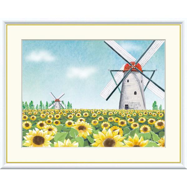 サイズ：42x34cm素材：・樹脂製・金装飾付・新絹本 （制作元オリジナル絵画用絹紙）・マット・ひも保証：10年間品質保証書付きアートフォト・水彩画・リーフパネル・風景画などの絵画・アートフレーム、フォトフレームなどをインテリアとしてお部屋...