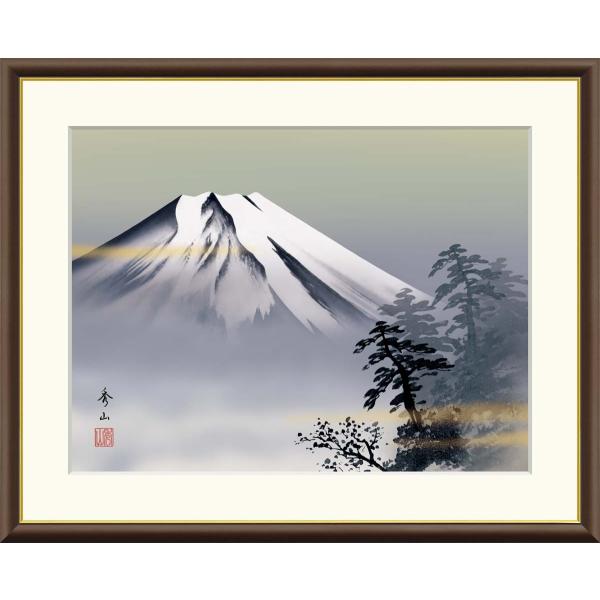 サイズ：42x34cm素材：・樹脂製・金装飾付・新絹本 （制作元オリジナル絵画用絹紙）・マット・ひも保証：10年間品質保証書付きアートフォト・水彩画・リーフパネル・風景画などの絵画・アートフレーム、フォトフレームなどをインテリアとしてお部屋...