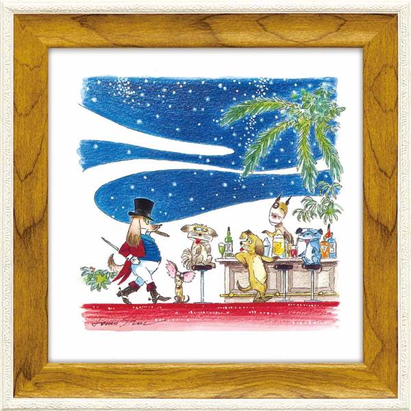 【仕様】サイズ：W22×H22×D1.5cm重さ：約0.2kg材質：樹脂フレーム特徴：絵の表面を特殊ゲル加工特記事項限定生産品です。突然の品切れにより作品をご用意できない場合もあります。その際はご容赦ください。▼詳細は以下商品説明をご覧ください。