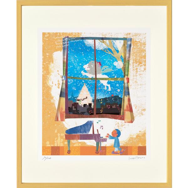 【仕様】サイズ：365x440x25mm重さ：1200g材質：天然木・ガラス・ＭＤＦ・　紙特徴：吊金具仕様：ヒモ特記事項限定生産品です。突然の品切れにより作品をご用意できない場合もあります。その際はご容赦ください。▼詳細は以下商品説明をご覧...