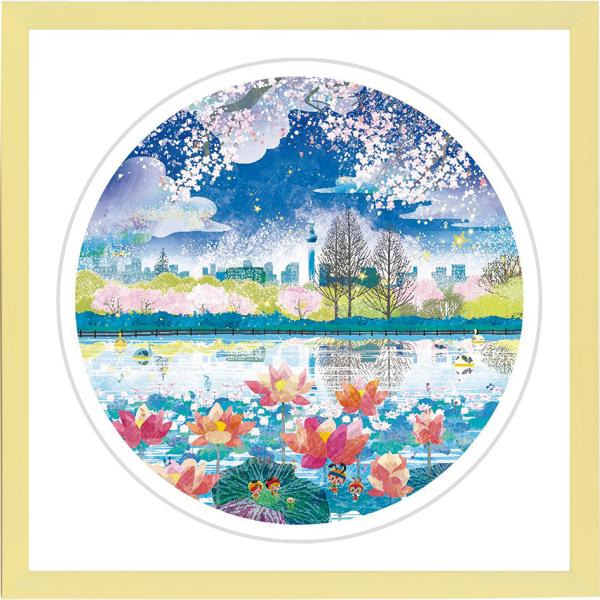 【仕様】サイズ：432x432x15(280x285)mm重さ：1460g材質：天然木・ガラス・ＭＤＦ・　紙特徴：吊金具仕様：ヒモ特記事項限定生産品です。突然の品切れにより作品をご用意できない場合もあります。その際はご容赦ください。▼詳細は...