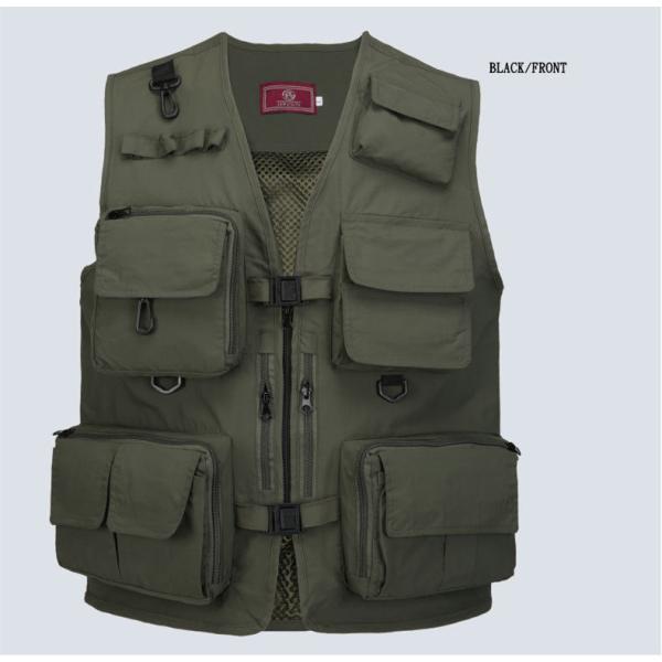 ※商品名：2021アウトドア釣りフィッシングベスト フローティングベストウェーディングベストライフジャケットショートベスト多機能収納メッシュカヌー防災川遊び※素材：ポリエステル※サイズ：※商品写真はできる限り実物の色に近づけるよう加工してお...