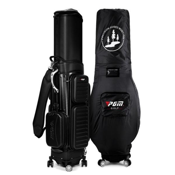 # PGM ゴルフ伸縮ボールバッグ**高品質ハードシェル設計**硬派な外観と耐久性を兼ね備えたハードシェル構造で、大切なゴルフクラブをしっかり保護します。カーボンファイバー調の質感が高級感を演出。**便利な伸縮式構造**コンパクトに収納可能...