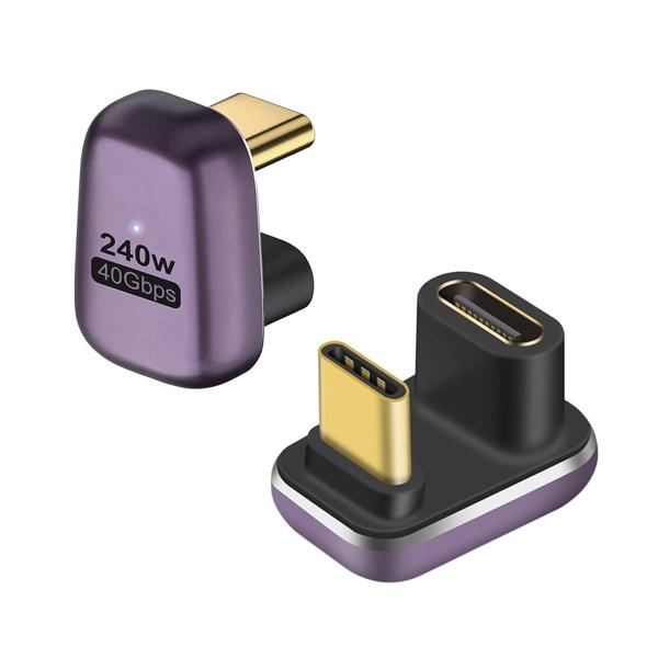 ・1.【180度折り曲げ設計で便利なU字アダプター】USB-C オスからメスに変換するU字アダプターは、180度折り曲げ設計でケーブルの抜き差しが便利になります。また、ケーブルの折り曲げ及び断線を有効的に防止できます、USBポートの寿命を延...