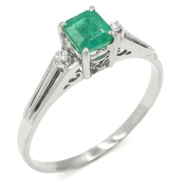 商品番号：c240400054501ブランド名：ノーブランド商品名：0.51ct 天然 エメラルド リング型番：サイズ：15.5号 アーム幅1.3mm〜2.3mm モチーフ8.9mm×5.3mm刻印：Pt850 0.51素材：Pt850 エ...