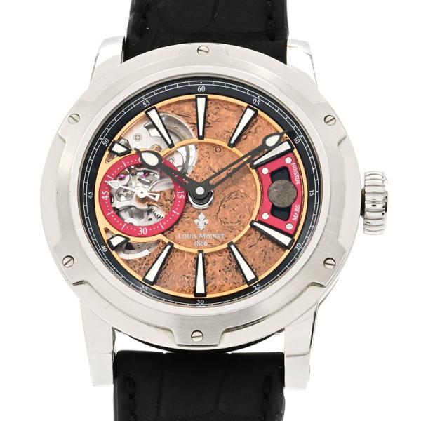 商品番号：c241100085929ブランド名：ルイ・モネ LOUIS MOINET商品名：マーズ・ミッション 型番：LM-75.10.MA-Cサイズ：メンズケースサイズ：45.4mm (リューズ含めず)内周：最大20.0cm文字盤：コッパ...