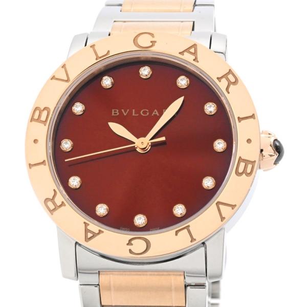 商品番号：c241100105319ブランド名：ブルガリ BVLGARI商品名：ブルガリ・ブルガリ 型番：BBL33C11SPG/12サイズ：ボーイズケースサイズ：33mm (リューズ含めず)内周：最大17.5cm文字盤：ブラウン駆動：自動...