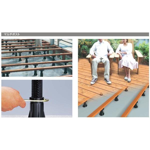 屋外という過酷な自然環境での使用に耐える、安心の耐候性樹脂製束柱。