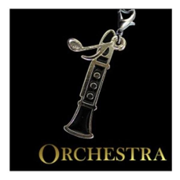 ポーチやバッグなどに取り付けて、いつでも楽器と一緒に。音符のチャームもかわいい、大人気のストラップです。全長：約90mmパーツのみ：約20mm