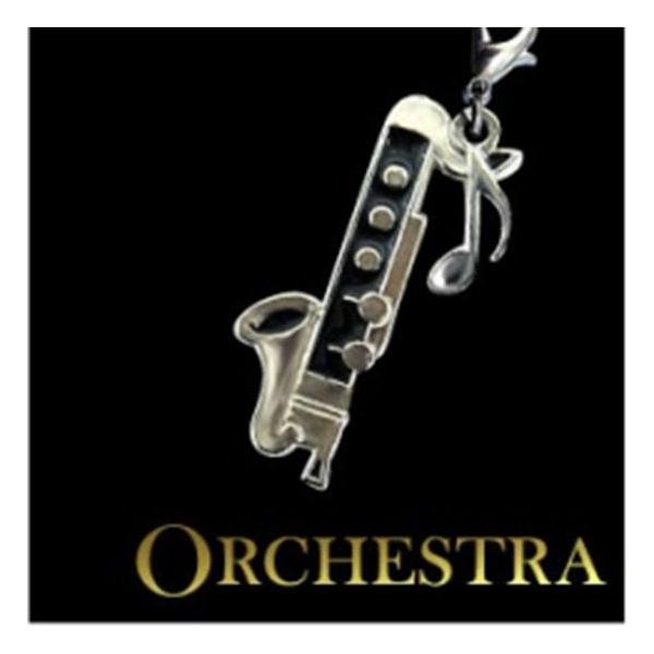 ポーチやバッグなどに取り付けて、いつでも楽器と一緒に。音符のチャームもかわいい、大人気のストラップです。全長：約90mmパーツのみ：約20mm