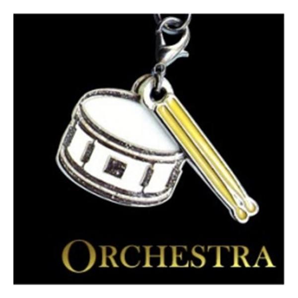 ポーチやバッグなどに取り付けて、いつでも楽器と一緒に。音符のチャームもかわいい、大人気のストラップです。全長：約90mmパーツのみ：約20mm