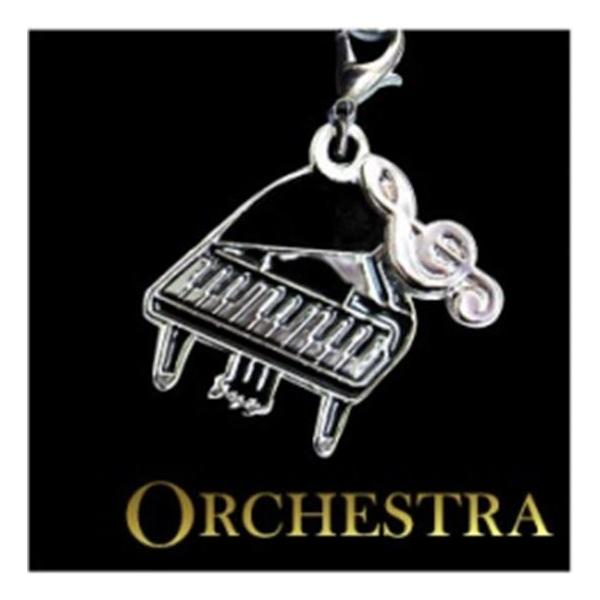 ポーチやバッグなどに取り付けて、いつでも楽器と一緒に。音符のチャームもかわいい、大人気のストラップです。全長：約90mmパーツのみ：約20mm