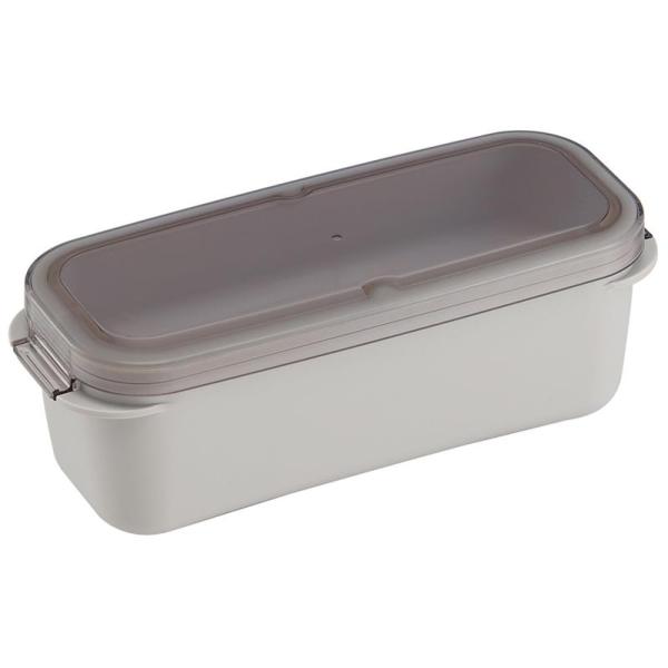 スケーター(Skater) 弁当箱 2段 ランチボックス 800ml パッキン一体型 洗いやすい ラク洗 食洗機対応 レンジ対応 日本製 サンドホワイト PALB8-Aサイズ：幅22×奥行8.7×高8cm材質：ポリプロピレン、フタ：AS樹脂...