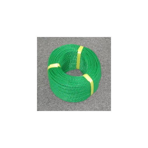 一般的な三ツ打ポリロープです。テント張り・物干し用・仕切り用などにもご利用ください。※写真は4ミリロープとなります。