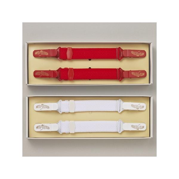 打掛肩ベルト【メール便不可】花嫁着付け用打掛の衿ずれ防止用ベルト人気の鶴のクリップタイプ。赤白お色をお選び頂けます！よく売れています。