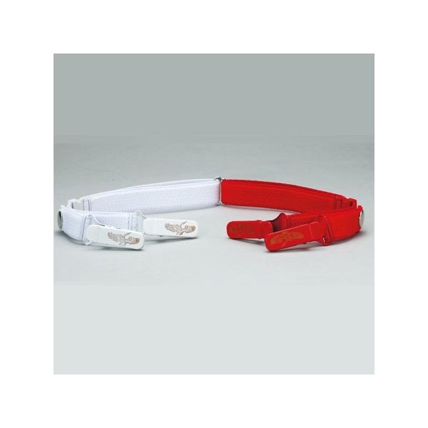 打掛ベルト（紅白・Ｗ）紅白使い分けのできる便利な打掛ベルト！Wクリップタイプ。