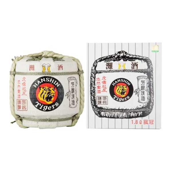 白鷹祝樽阪神タイガースラベル！白鷹だけが伊勢神宮御料酒に選ばれています！昔ながらの菰樽をご家庭でも楽しめるサイズに。お正月・ホームパーティーなど、ハレの日にお楽しみください。＜内容器はガラスです。＞※鏡開きはできませんアルコール度数：15....