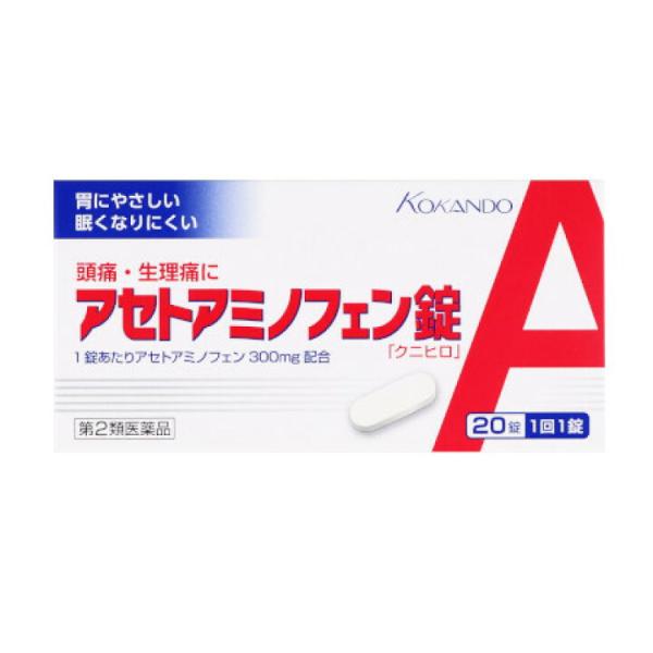 4987343084019　アセトアミノフェン　錠　 20錠 　第2類医薬品